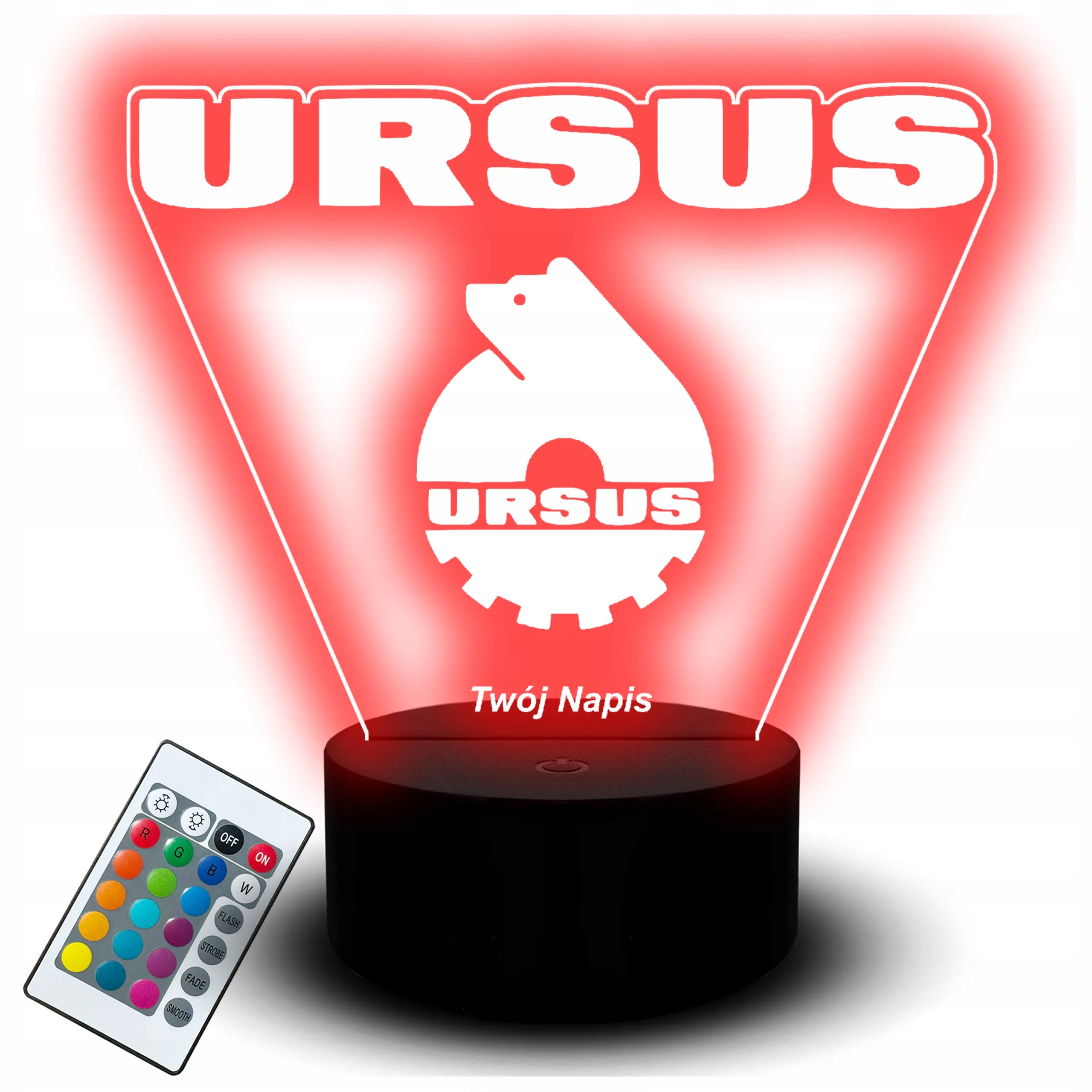 Lampka Led Prezent Statuetka Ursus C-330 Logo Traktor Dla Rolnika Imię ...