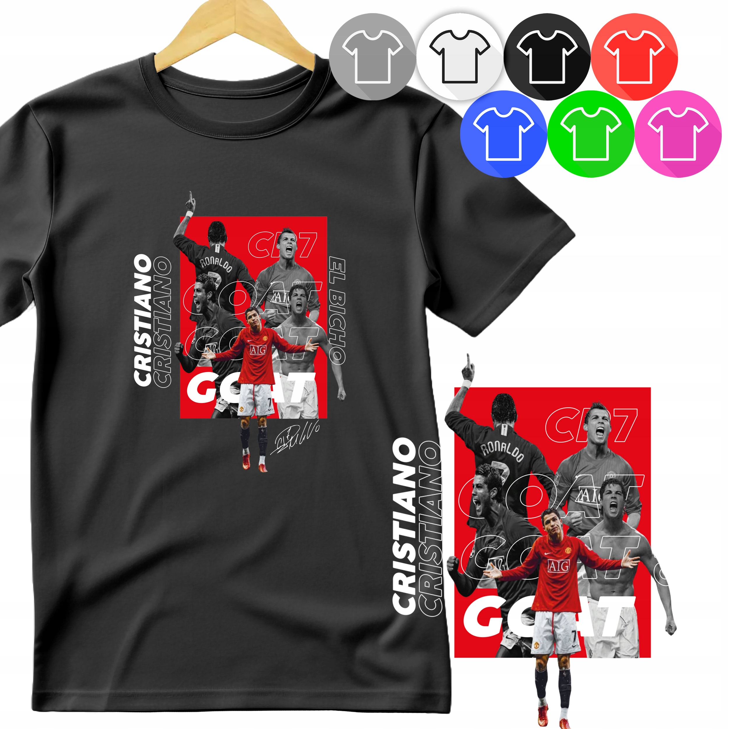 Cr7 T Shirt - Niska cena na Allegro
