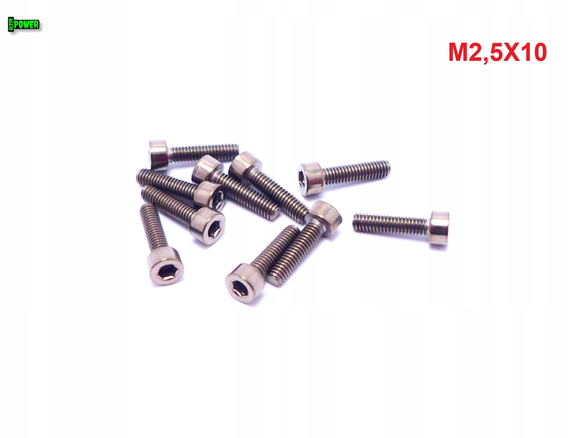 M2,5X10 ŚRUBA TYTANOWA IMBUSOWA DIN 912 ISO 4762 TYTAN GRADE 2 • Cena, Opinie • Śruby, nakrętki ...