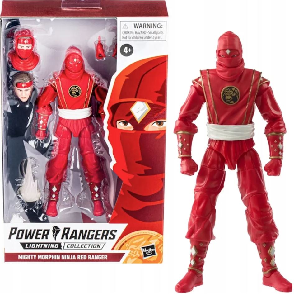 POWER RANGERS LIGHTNING COLLECTION MIGHTY MORPHIN NINJA RED CZERWONY ...