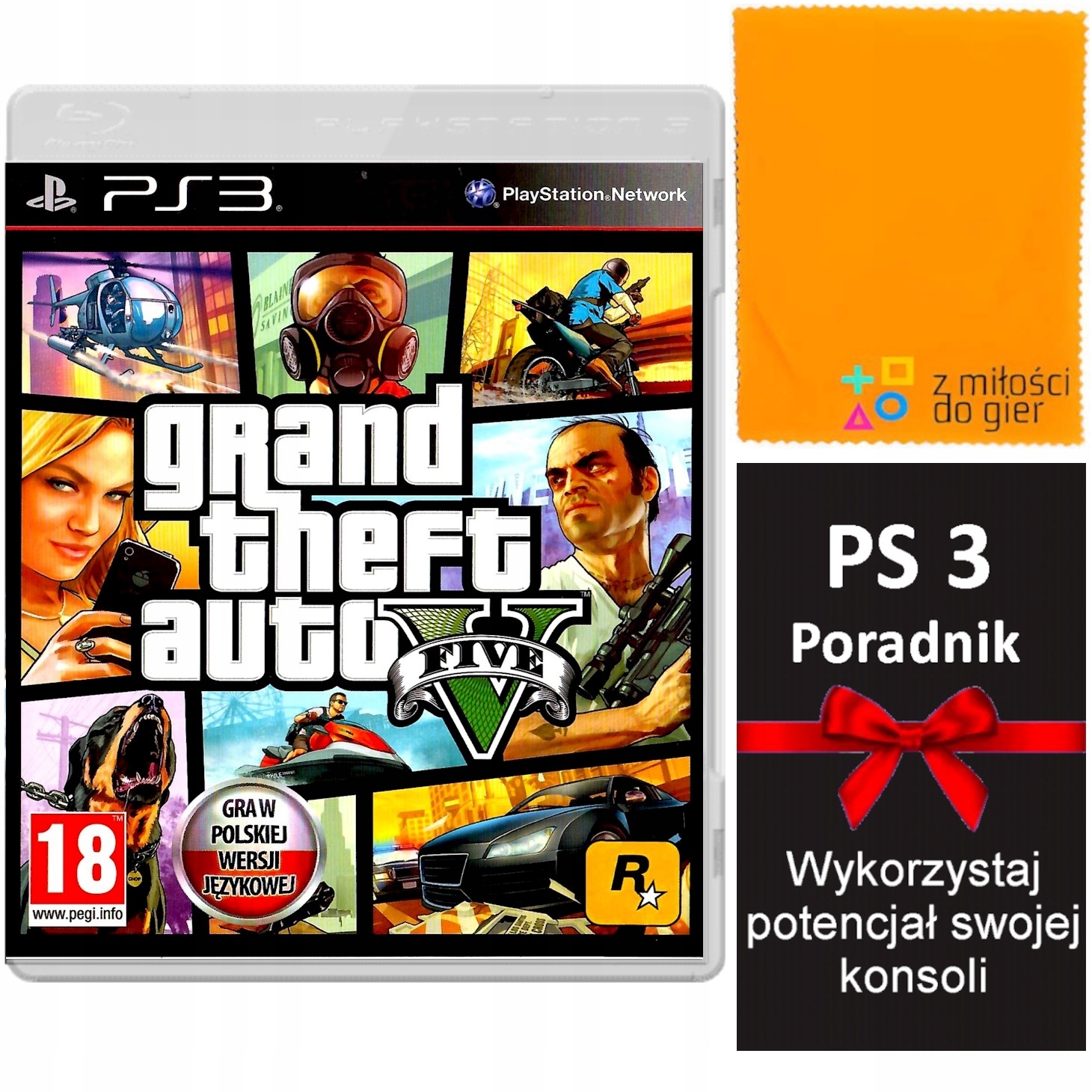 PS3 GTA V GRAND THEFT AUTO 5 Po Polsku PL zrób sobie ROZGRZEWKĘ przed GTA 6 - Stan: używany 49 ...