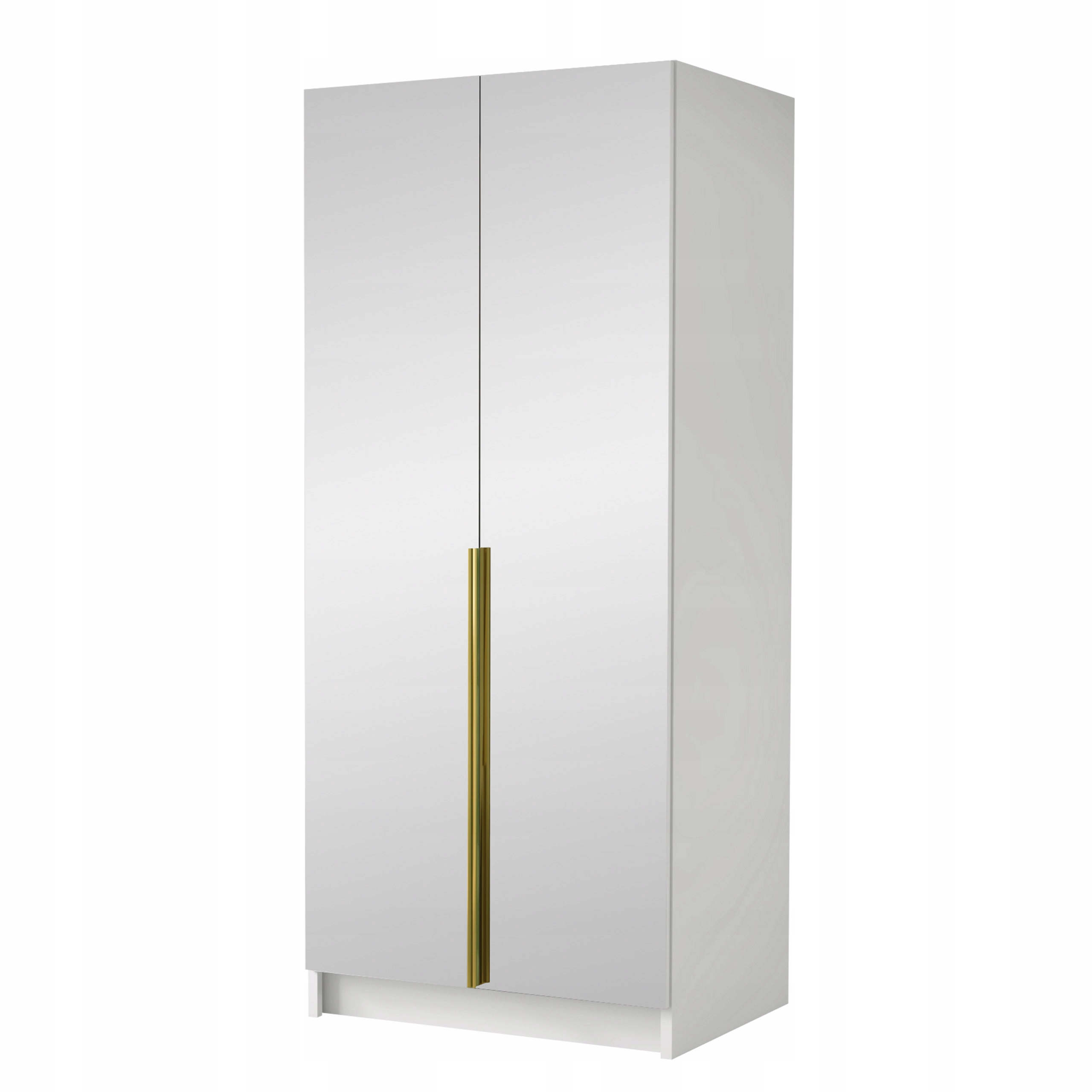 Szafa Mirjan Boniko 100 x 215 x 58 cm biały szafa z lustrem ...