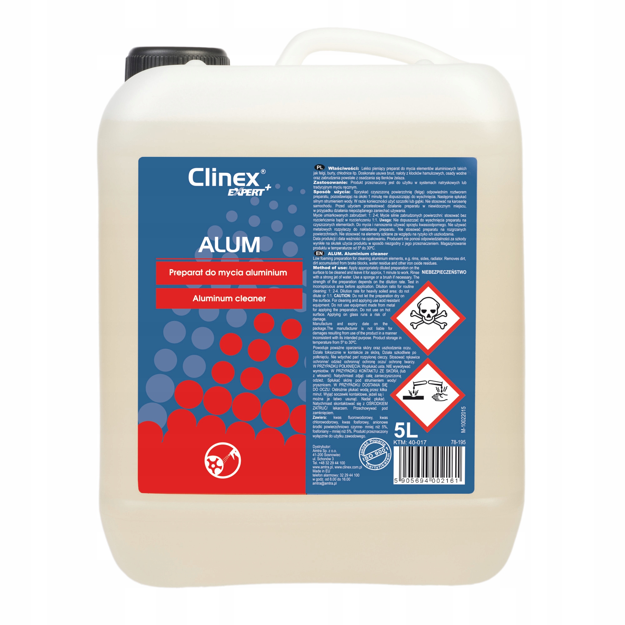 CLINEX EXPERT+ ALUM 5L PREPARAT DO MYCIA ALUMINIUM 5905694002161 za 65 ...