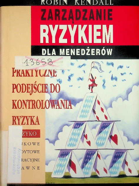 Zarządzanie ryzykiem dla menedżerów Robin Kendall • Cena, Opinie - Allegro