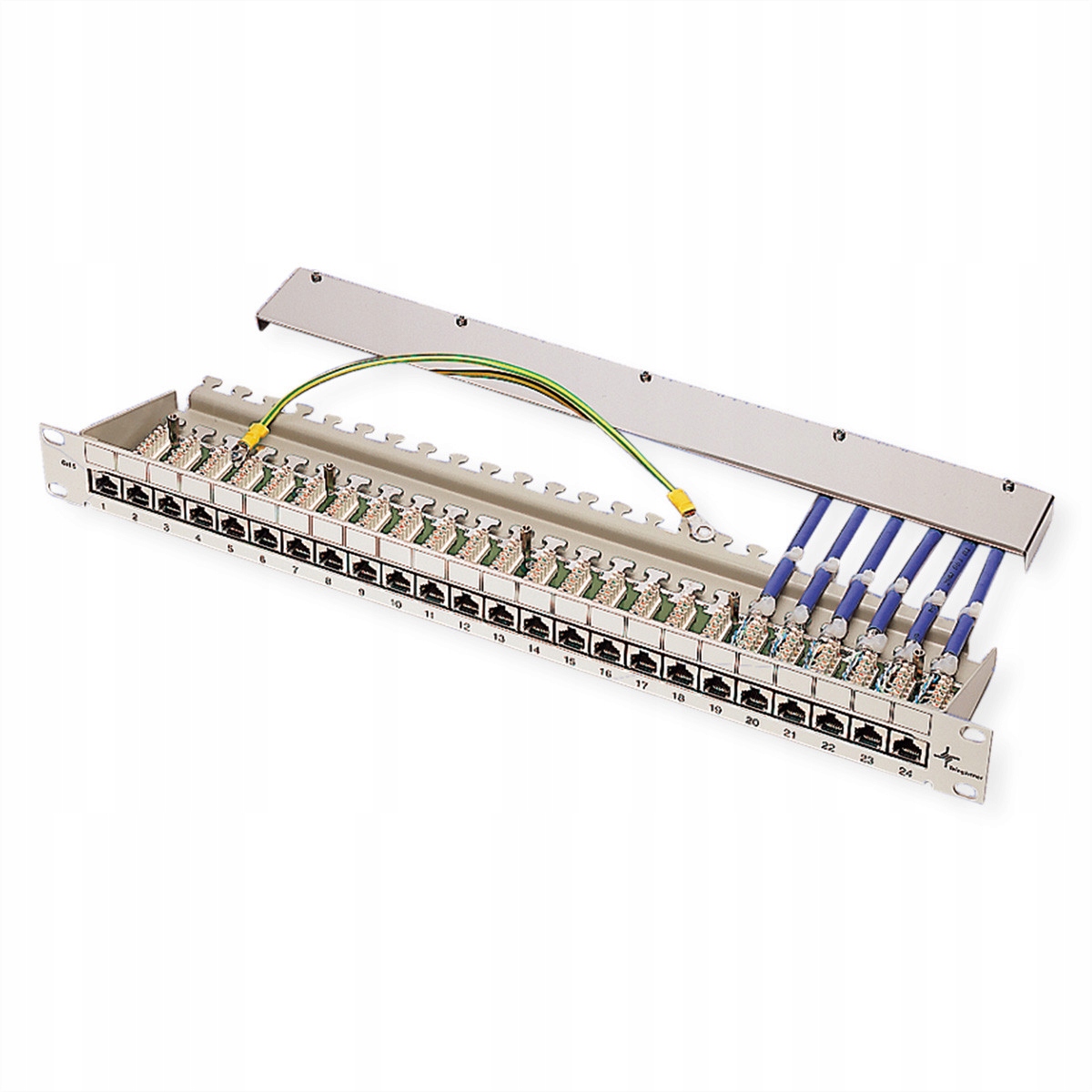 TELEGARTNER Patchpanel RACK 19' 1U kat.6A 16 portów (4018359363284) • Cena, Opinie • Pozostałe ...