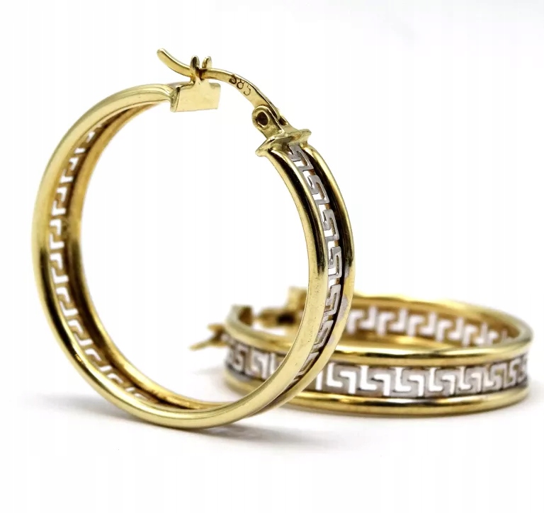 ZŁOTE KOLCZYKI (585) 6,84G 17315792381 - Allegro.pl