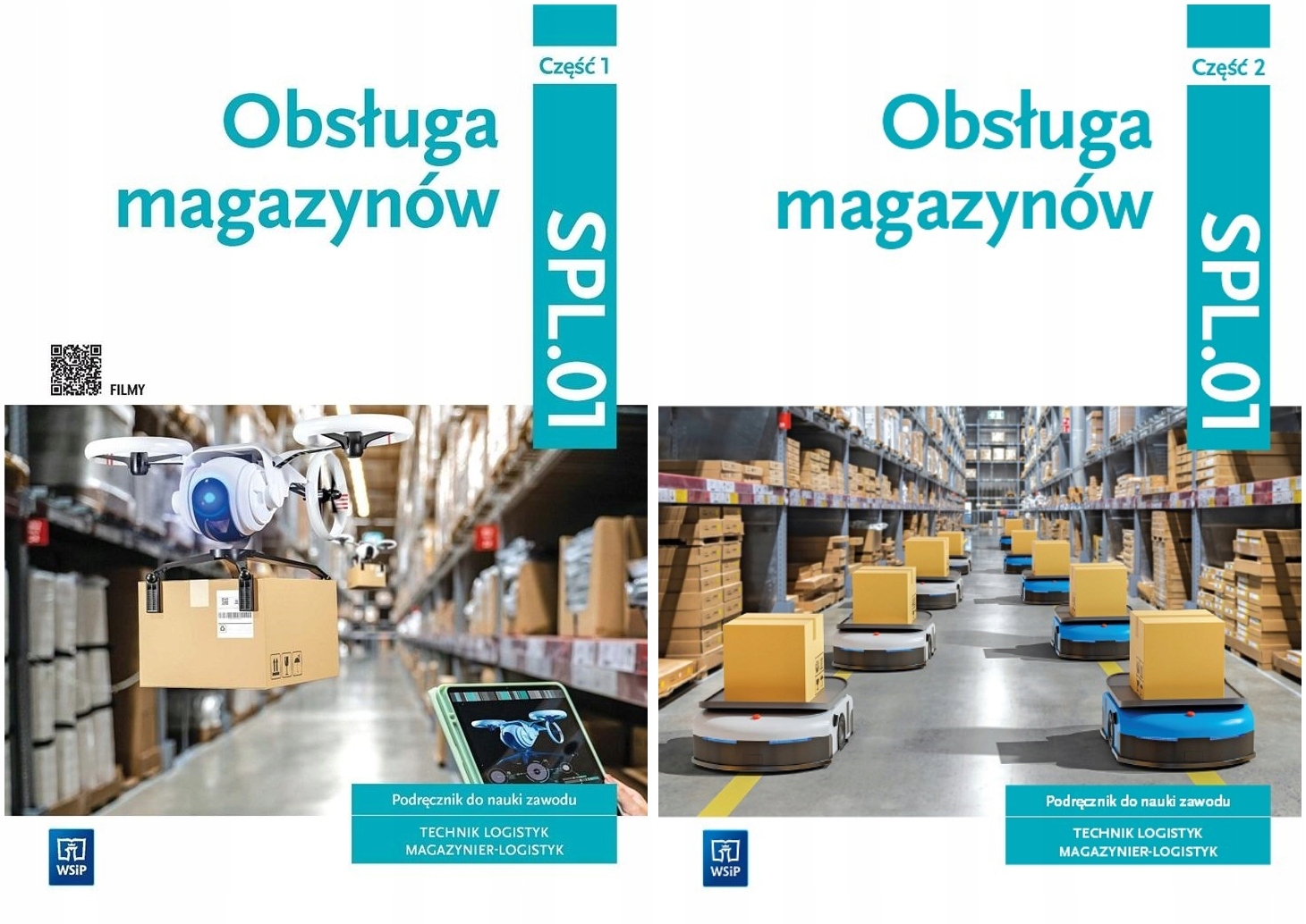 Obsługa magazynów Kwal. SPL.01. cz.1 +cz.2 WSIP (14135360847) | Podręcznik Allegro