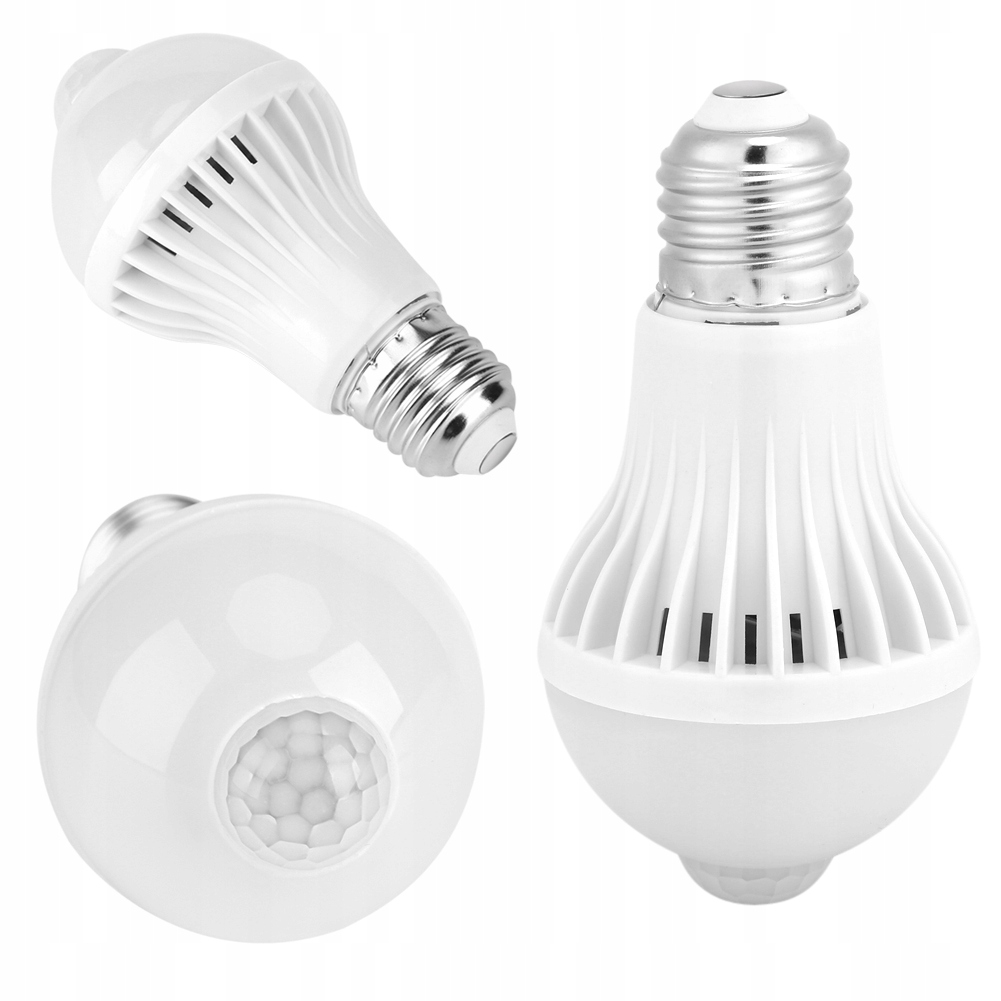 ŻARÓWKA LED Z CZUJNIKIEM RUCHU E27 7W (JY01075-02) • Cena, Opinie ... ŻARÓWKA LED Z CZUJNIKIEM RUCHU E27 7W (JY01075-02) • Cena, Opinie ...