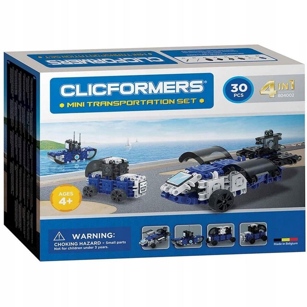 Klocki Clicformers Mini Transportation Set 30 el (0730658328972) • Cena ...