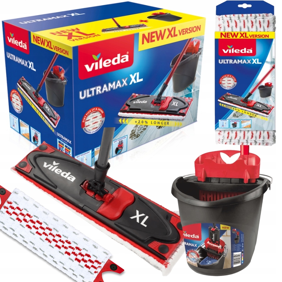 Vileda Ultramax BOX XL (mop + wiaderko) (4023103212022) • Cena, Opinie ...