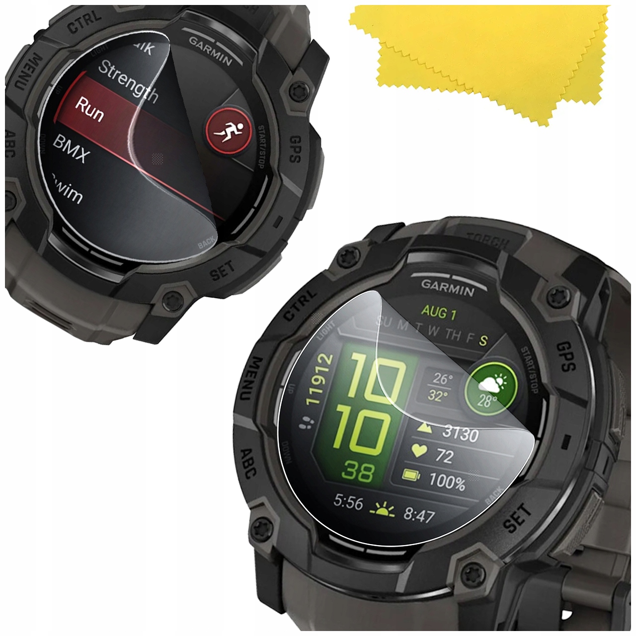 Ochranná Fólie pro Garmin Instinct 3 AMOLED / Tactical 50mm na hodinky, (5904400553157) • Ceny ...