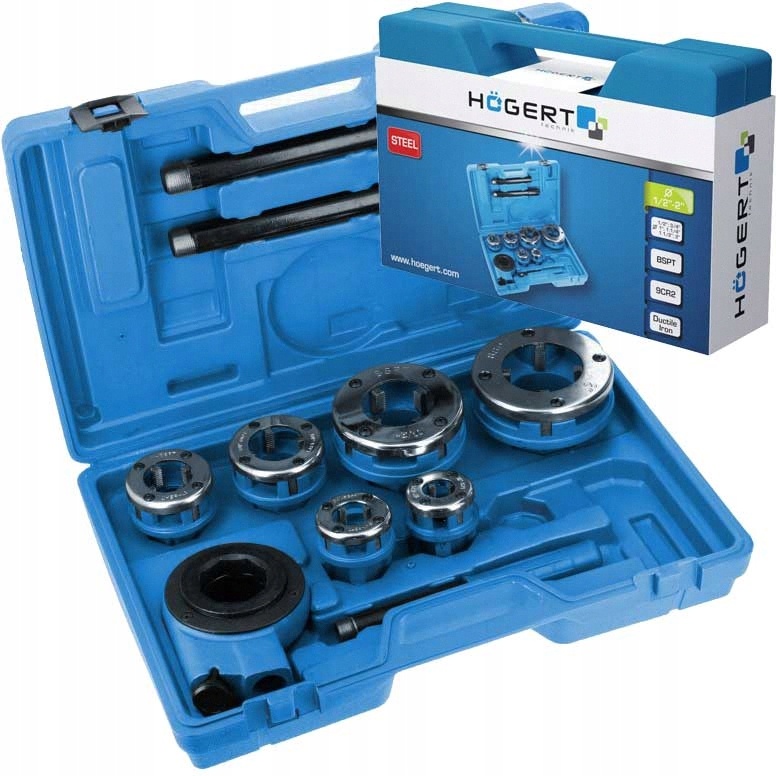 HOGERT Gwintownice do rur 1/2″ - 2″ HT1P636 (5902801238789) • Cena ...
