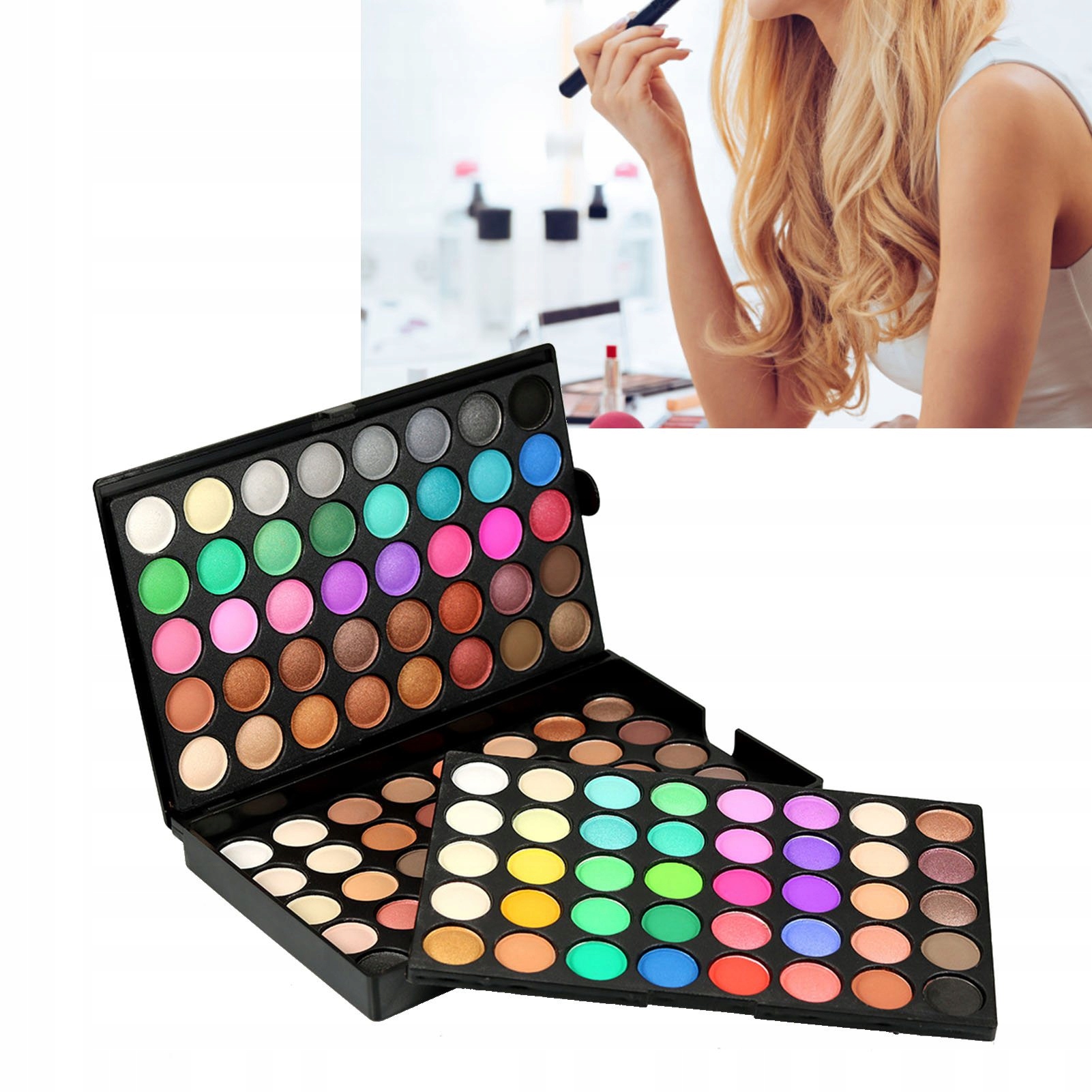 PALETA CIENI 120 KOLORÓW DO MAKIJAŻU POWIEK ZESTAW (6932044262714 ... PALETA CIENI 120 KOLORÓW DO MAKIJAŻU POWIEK ZESTAW (6932044262714 ...