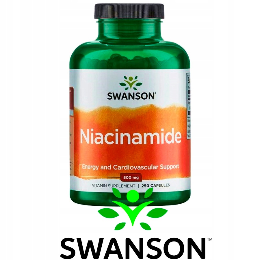 SWANSON NIACINAMIDE niacyna WITAMINA B3 niacynamid (087614010526 ...