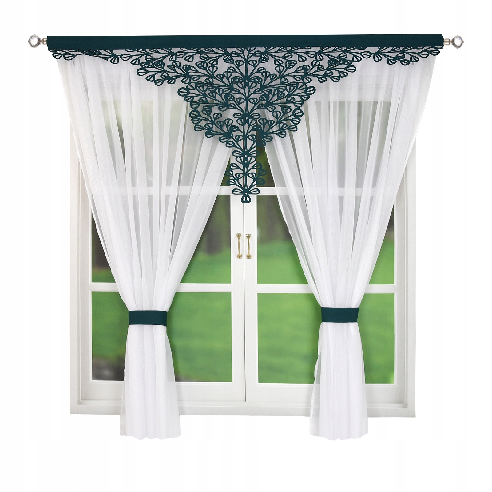 Panelová Záclona Hvar 400x150 VOÁL Ažur - Allegro