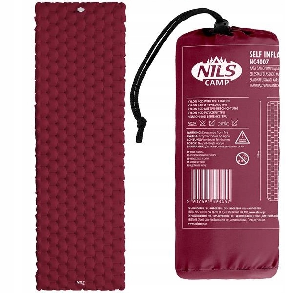 Mata Turystyczna Pod Namiot Pompowana Miękka Wygodna NILS NC4007 ...