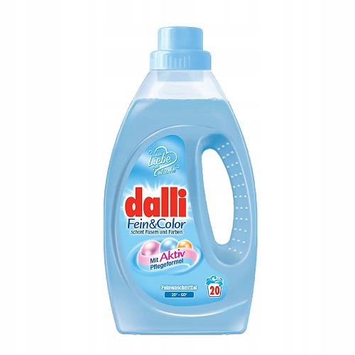 DALLI Fein&Color Żel do Prania z aktywną formułą pielęgnacyjną, 1,1 l ...