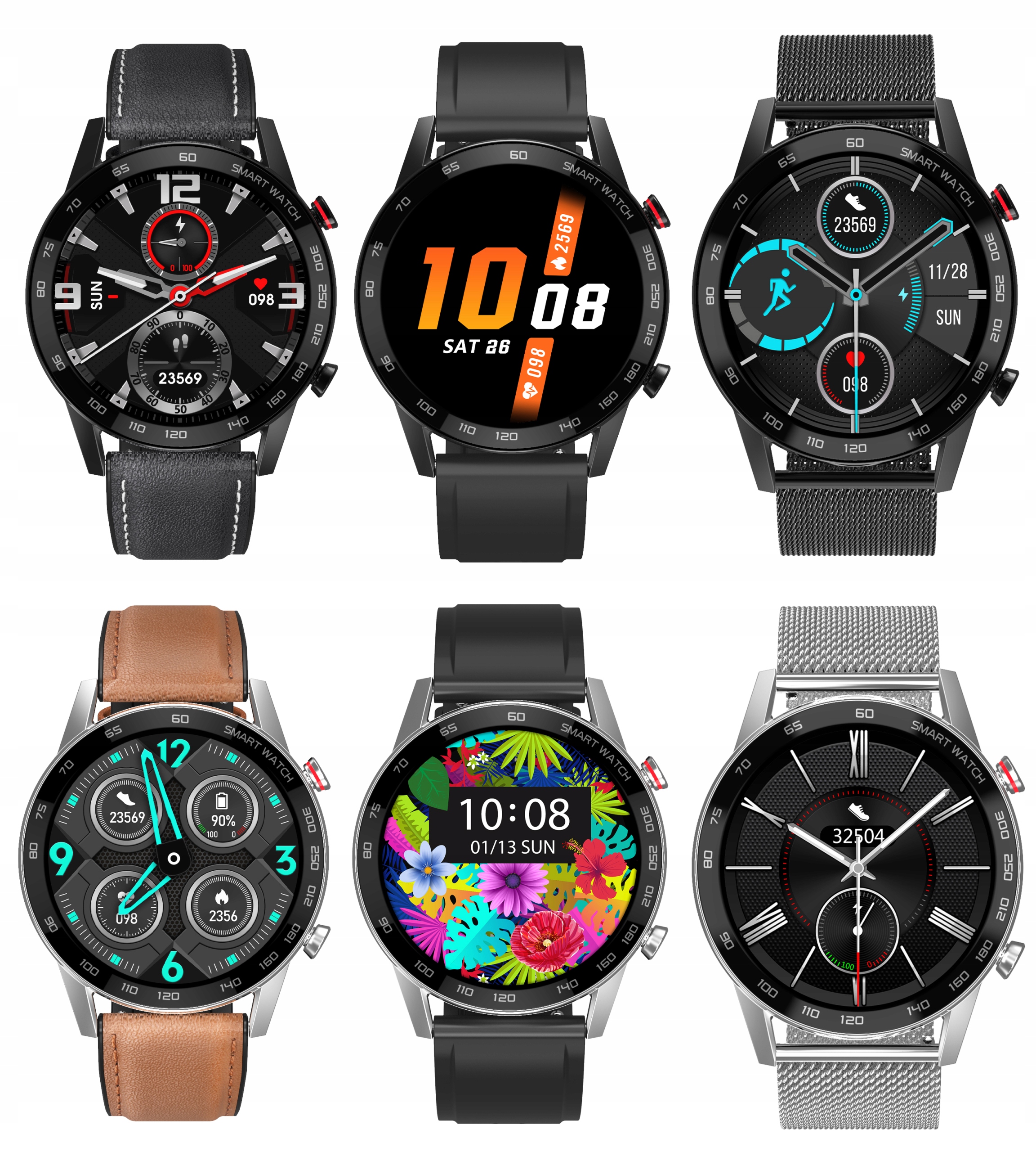 ZEGAREK SMARTWATCH DT95 CIŚNIENIE EKG ROZMOWY POL MENU - Jamlux