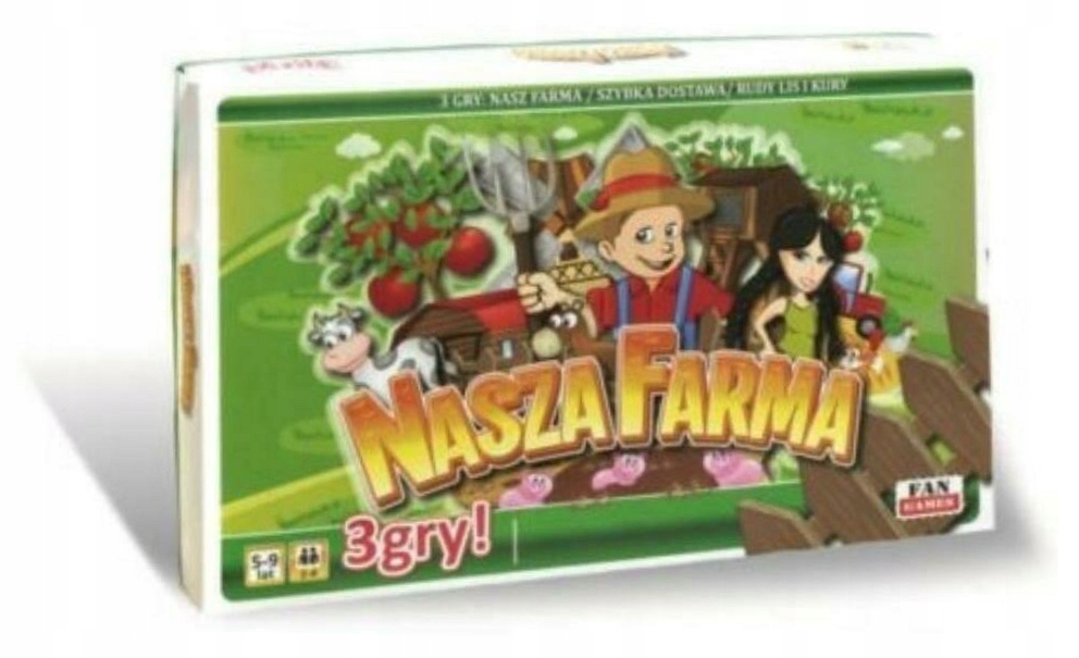Gra planszowa Nasza farma 3 gry Fan • Cena, Opinie - Allegro