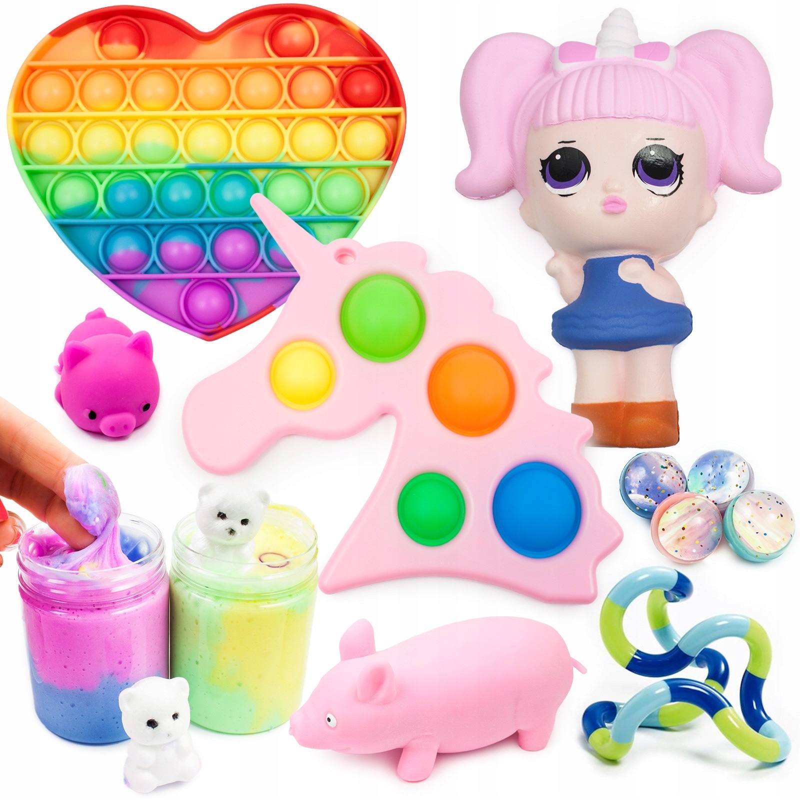 SLIME PIANKOLINA ANTYSTRESOWE FIDGET TOYS POP IT (5905159540733) • Cena ...