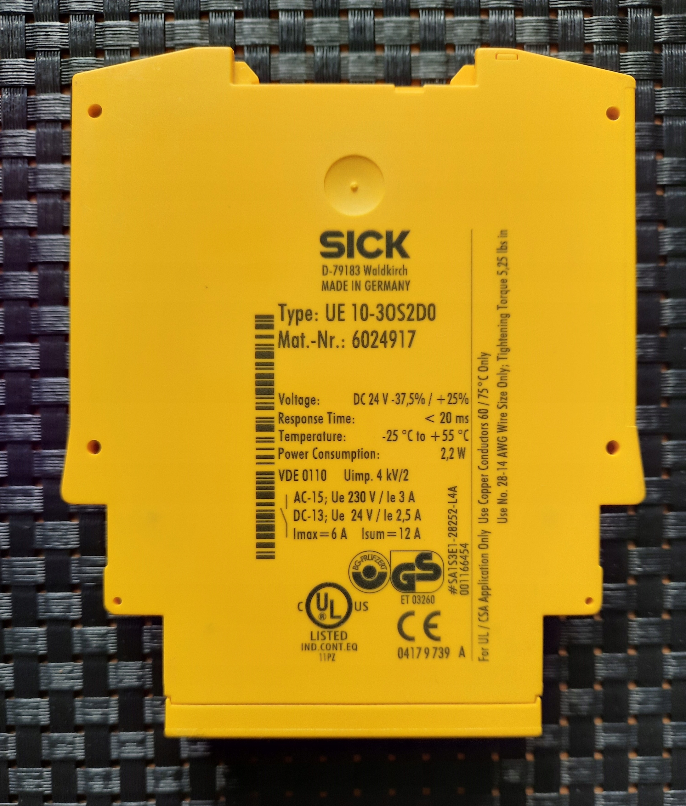 SICK UE10-3OS2D0 Nr kat.: 6024917 • Cena, Opinie • Bezpieczeństwa ...