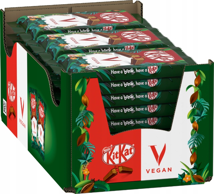 Kit Kat 4 Finger Vegan Baton wegański 24 x 41,5g 13094510415 - Allegro.pl