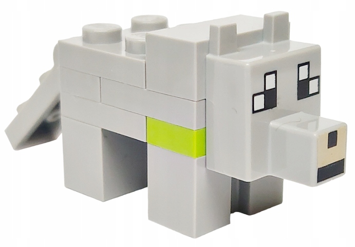 LEGO Figurka Minecraft Wilk/Wolf (21261) • Cena, Opinie • Minifigurki ...