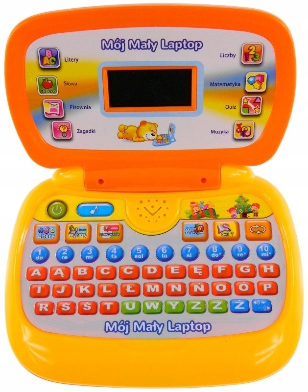 ZABAWKOWY LAPTOP EDUKACYJNY KOMPUTER DZIECIĘCY 13769846211 - Allegro.pl