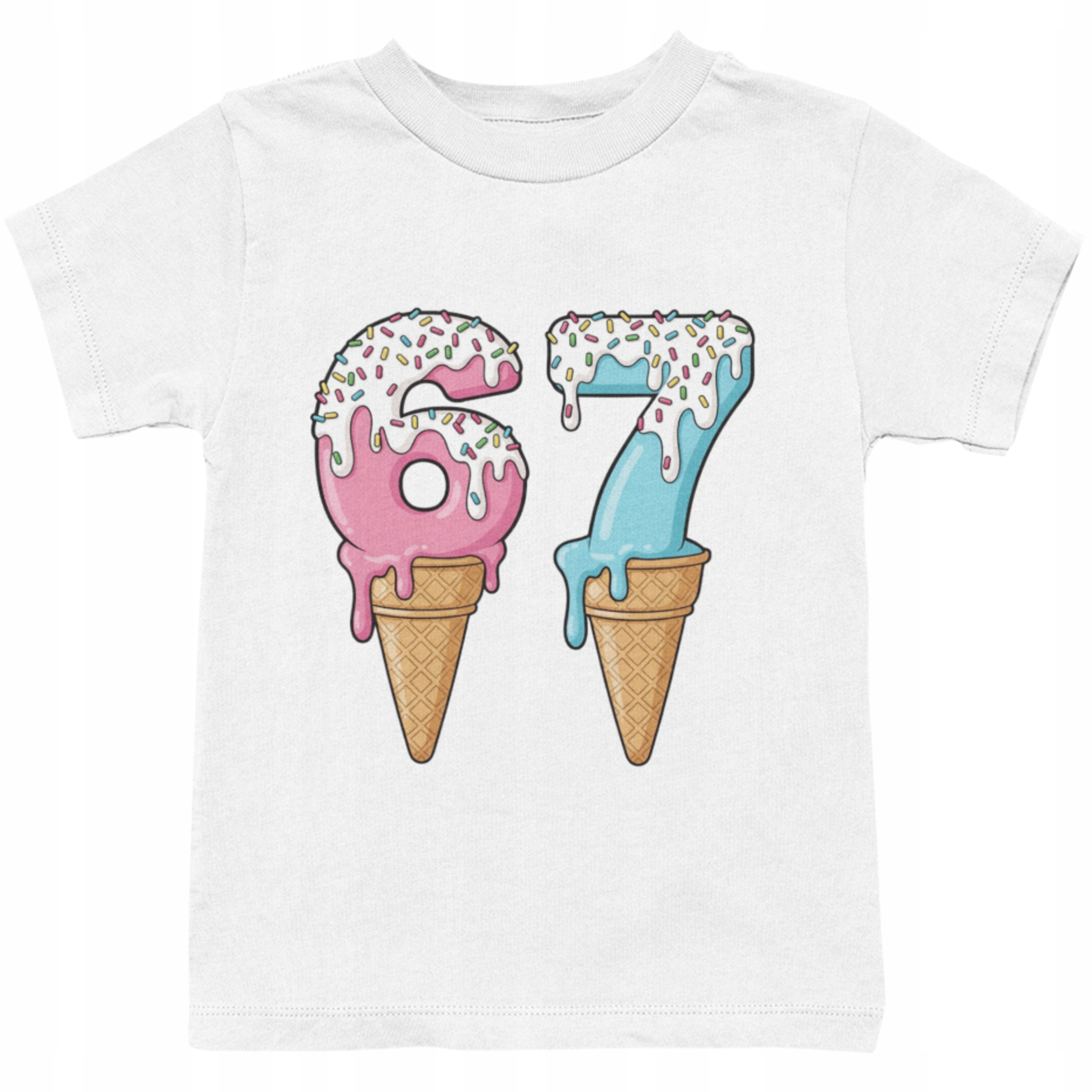 DĚTSKÉ TRIČKO DO ŠKOLY MEME Brain Rot TIK TOK Six Seven 67, • Ceny ...