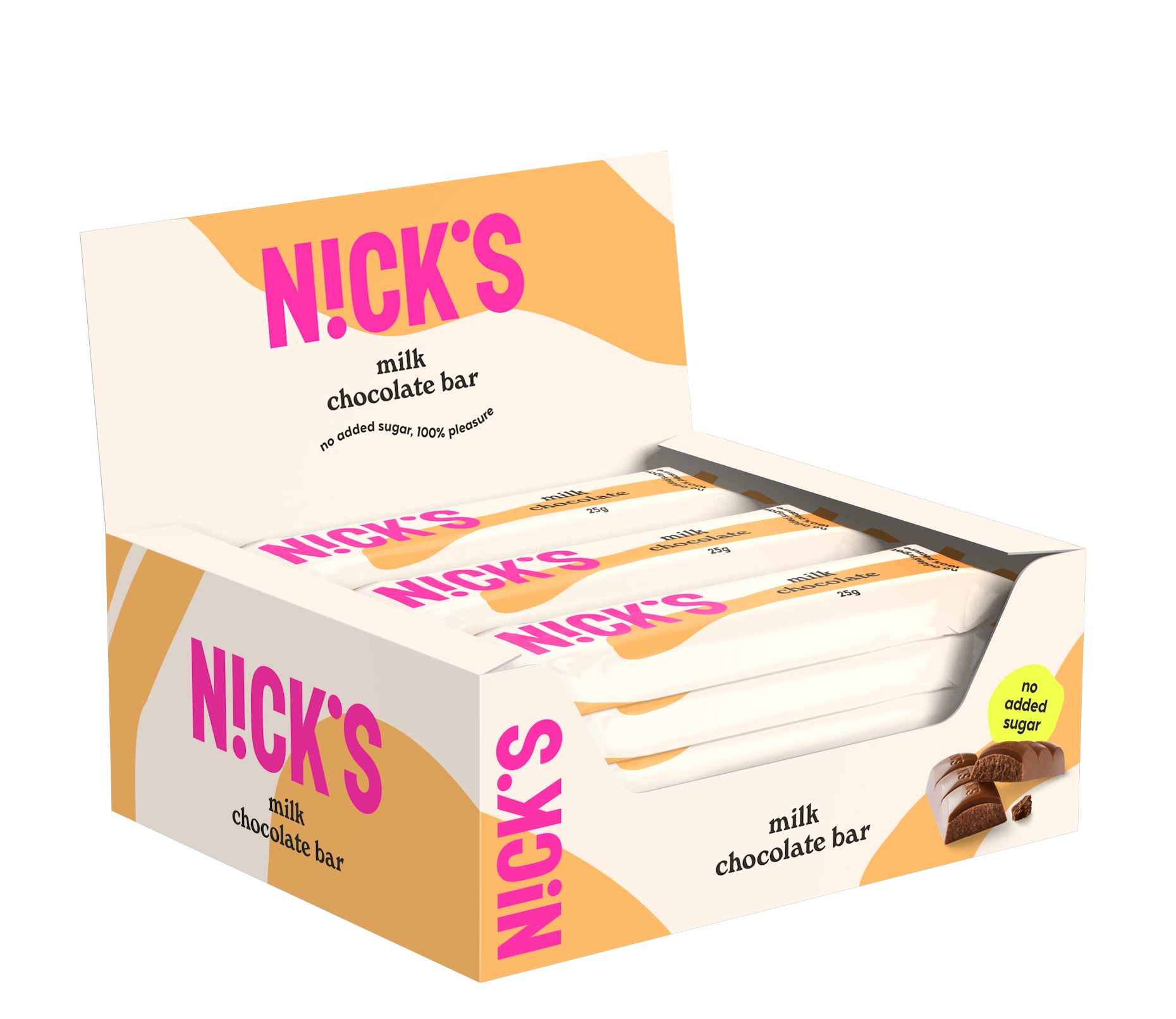 NICK'S MILK CHOCOLATE KARTONIK 15X25g (7350104402471) • Cena, Opinie ...