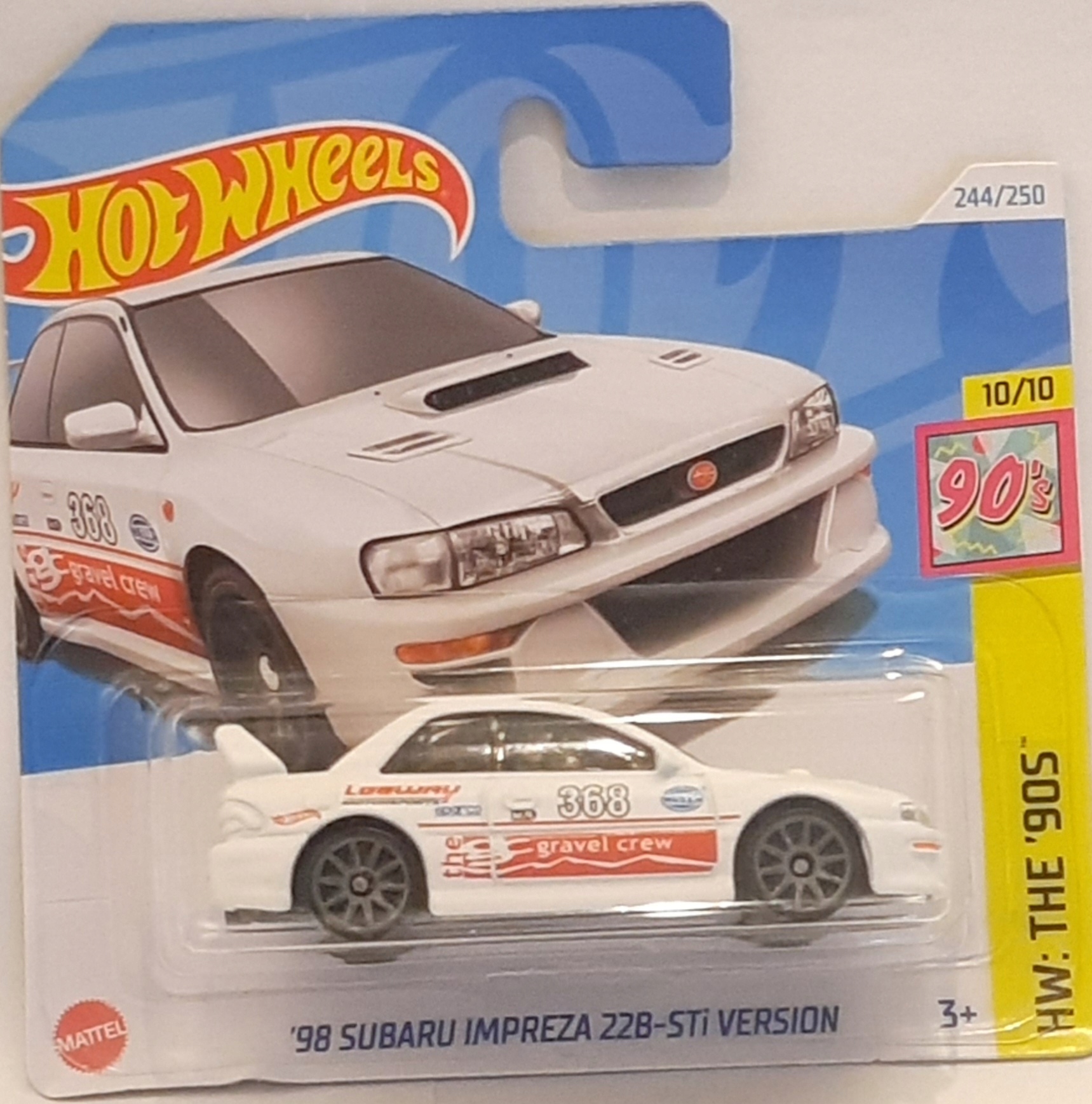 98 SUBARU IMPREZA 22B-STi VERSIONHot Wheels HTB12 244/250 autko HW ...