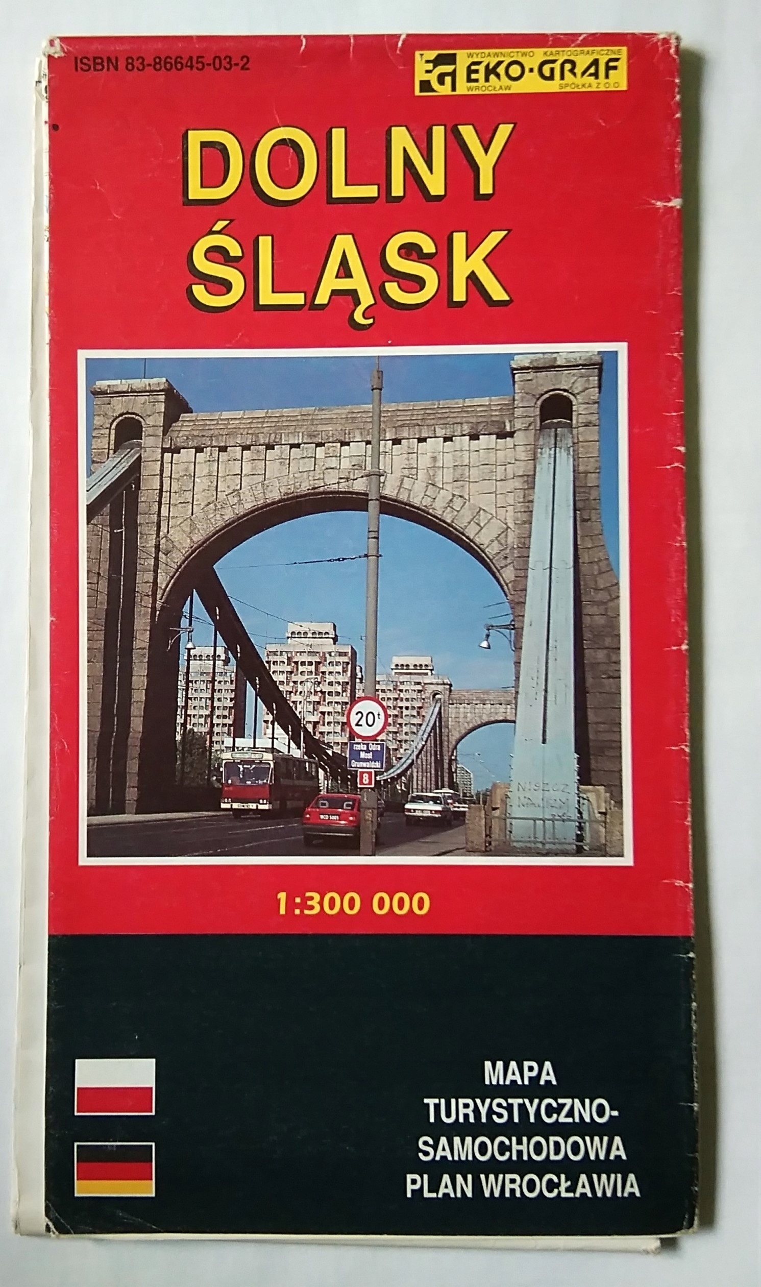 DOLNY ŚLĄSK mapa turystyczna 1995 r. Praca zbiorowa - 6.00PLN - Allegro ...