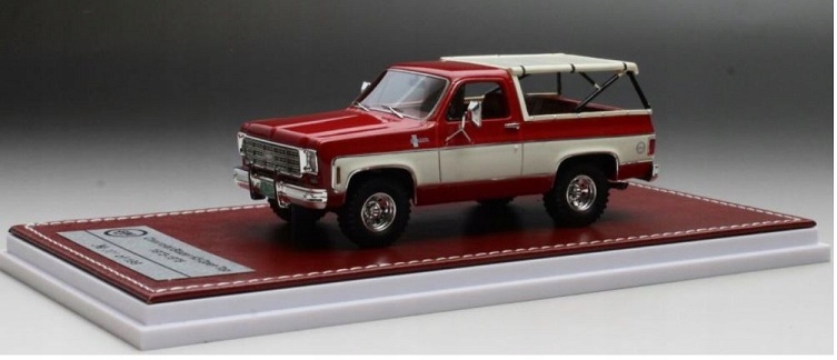 Great Iconic Models Chevrolet Blazer K5 Open Top Red Whit 1:43 GIM070B ...