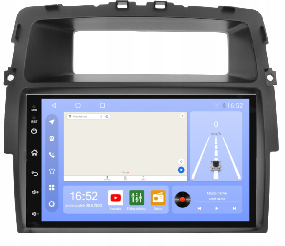RADIO NAWIGACJA GPS ANDROID BT OPEL VIVARO 2011-2014 8/256GB MODEM SIM ...