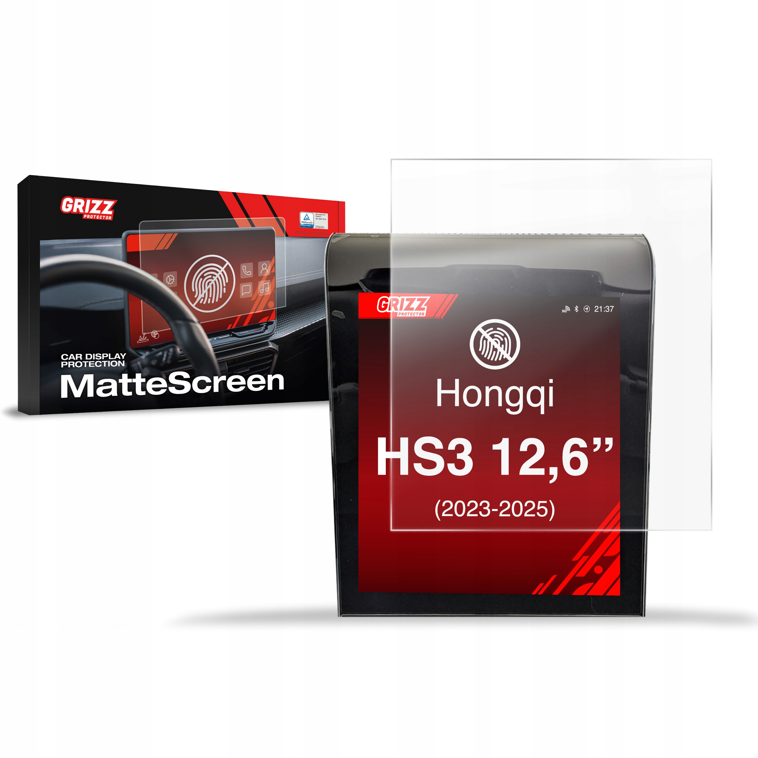 Folia ANTYODCISKOWA do Hongqi HS3 12,6" (2023-2025) - Sklep, Opinie, Cena w Allegro