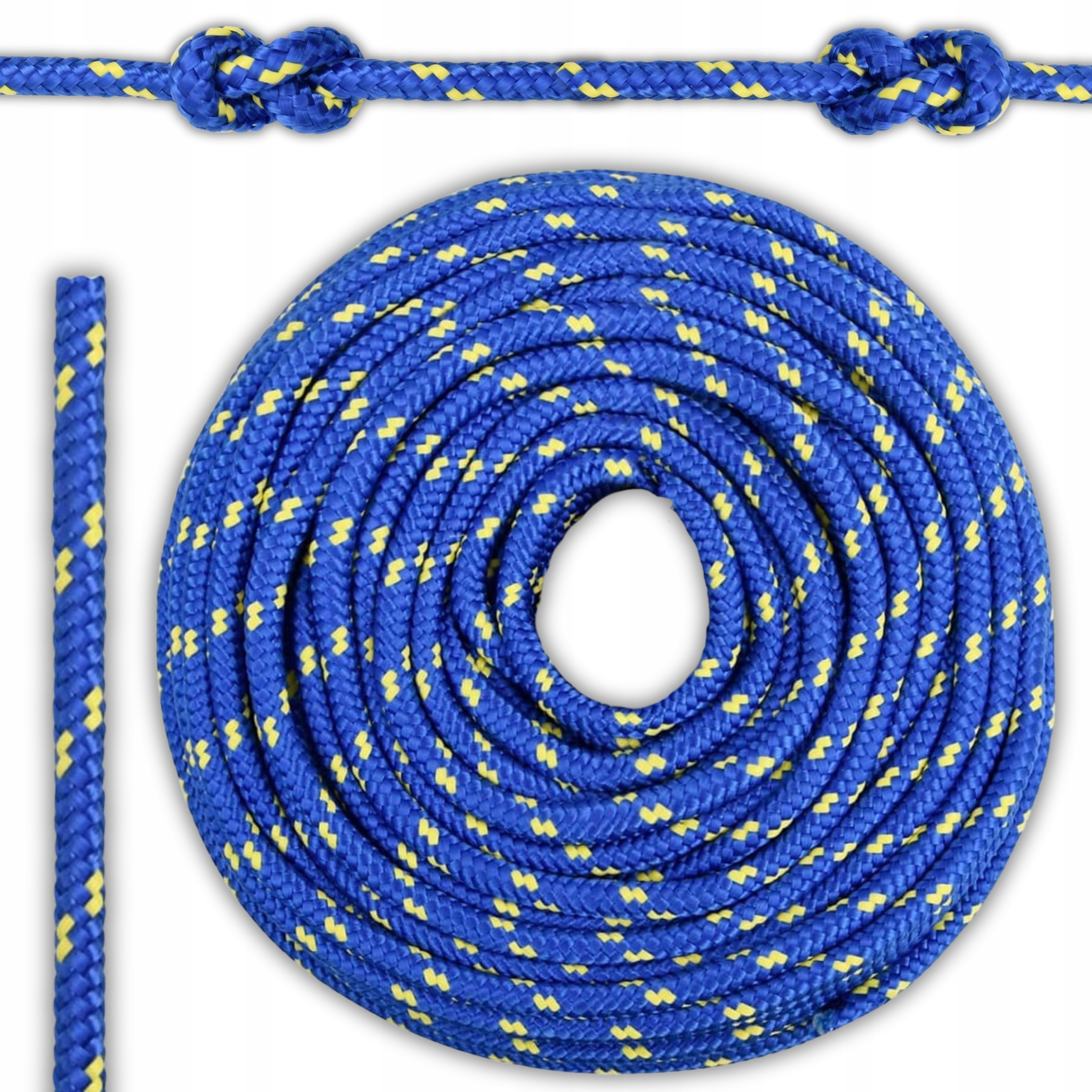 LINA POLIPROPYLENOWA LINKA PLECIONA ŻEGLARSKA MOCNA 4mm NA METRY - 5905692764870 - 17776651431 ...