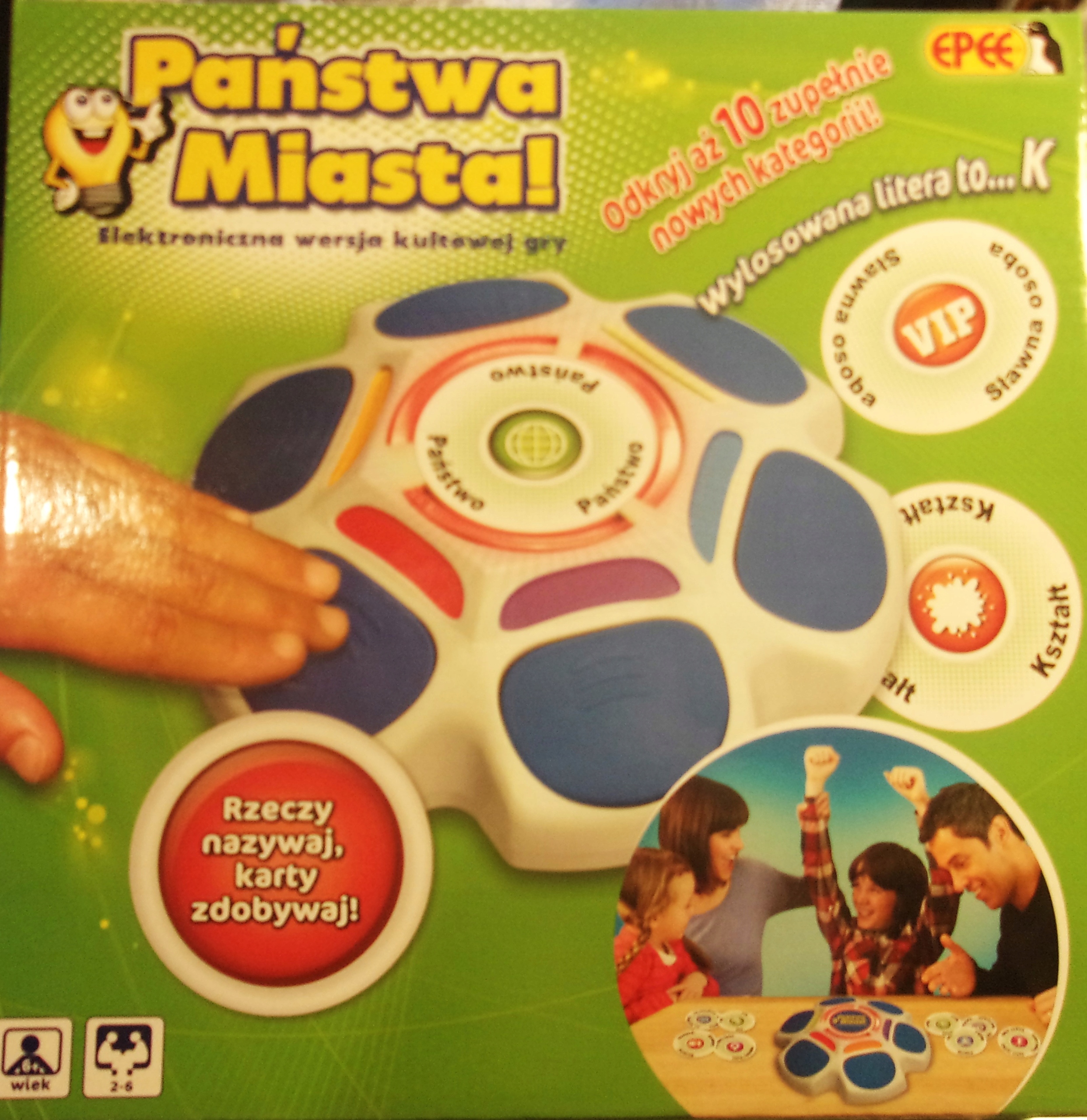 Nowa GRA ELEKTRONICZNA PAŃSTWA I MIASTA z EPEE (8595582241221) • Cena ...