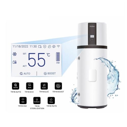 POMPA CIEPŁA HAIER C.W.U. AQUA M7 ECO INVERTER PRO POMPA R290 CWU • Cena, Opinie • Pompy ciepła ...