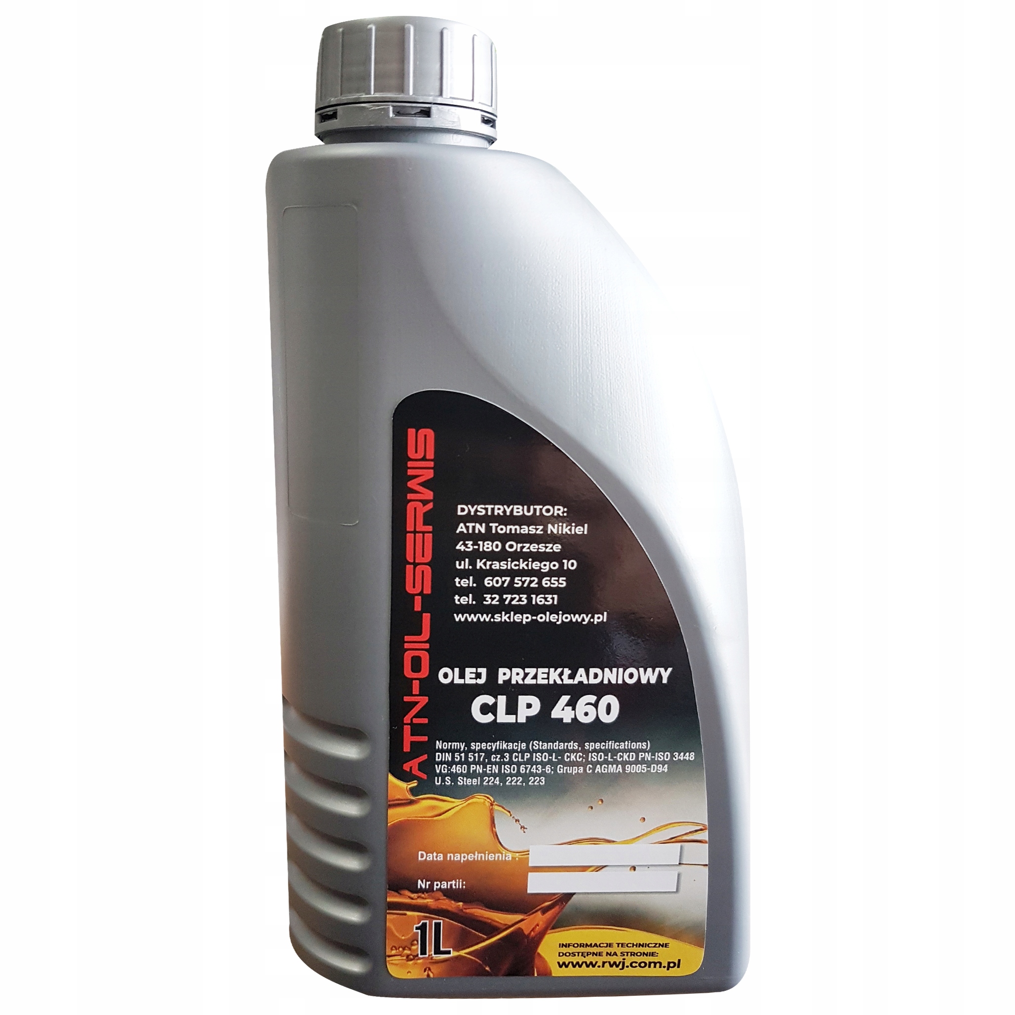 Olej przekładniowy SP/CLP 460 1L - TRANSOL 460 - VG460 - EP460 ...