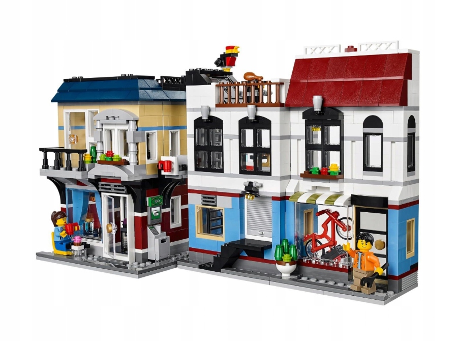 LEGO 31026 Creator 3w1 Miasteczko Bike Shop & Café (5702015121002) • Cena, Opinie • Creator 3 w ...