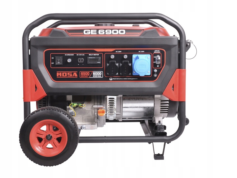 Agregat prądotwórczy przenośny jednofazowy Mosa 6000 W benzyna ...