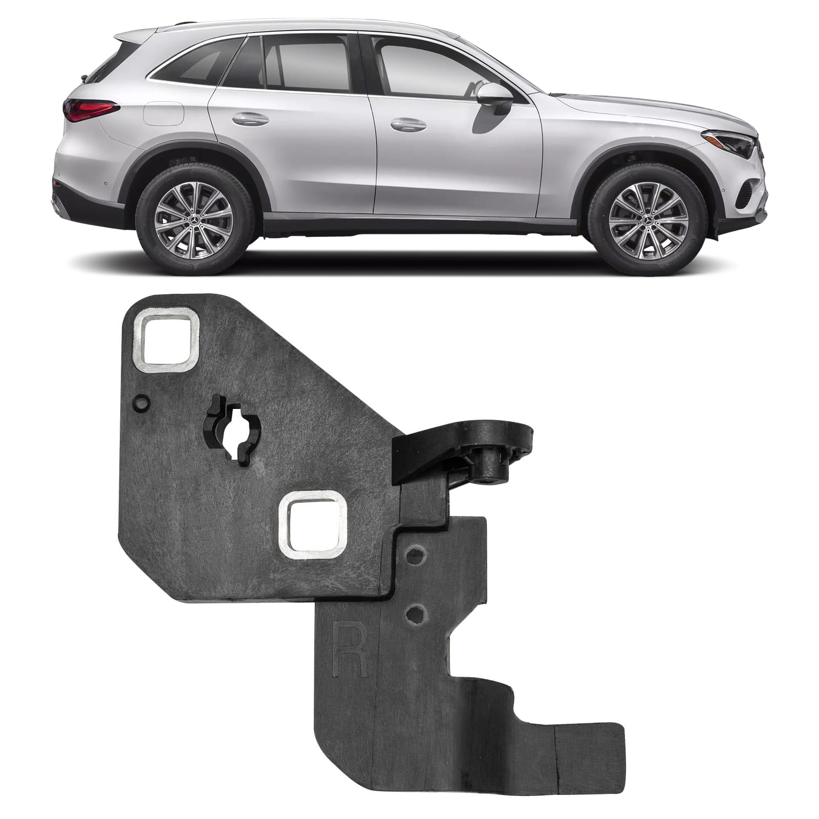 MERCEDES GLC X253 2015-2019 PRAWY UCHWYT MOCOWANIE REFLEKTORA ...