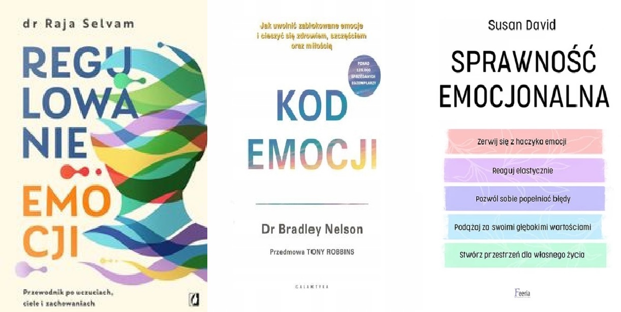 Regulowanie emocji + Sprawność emocjonalna + Kod emocji (14410012105) | Książka Allegro