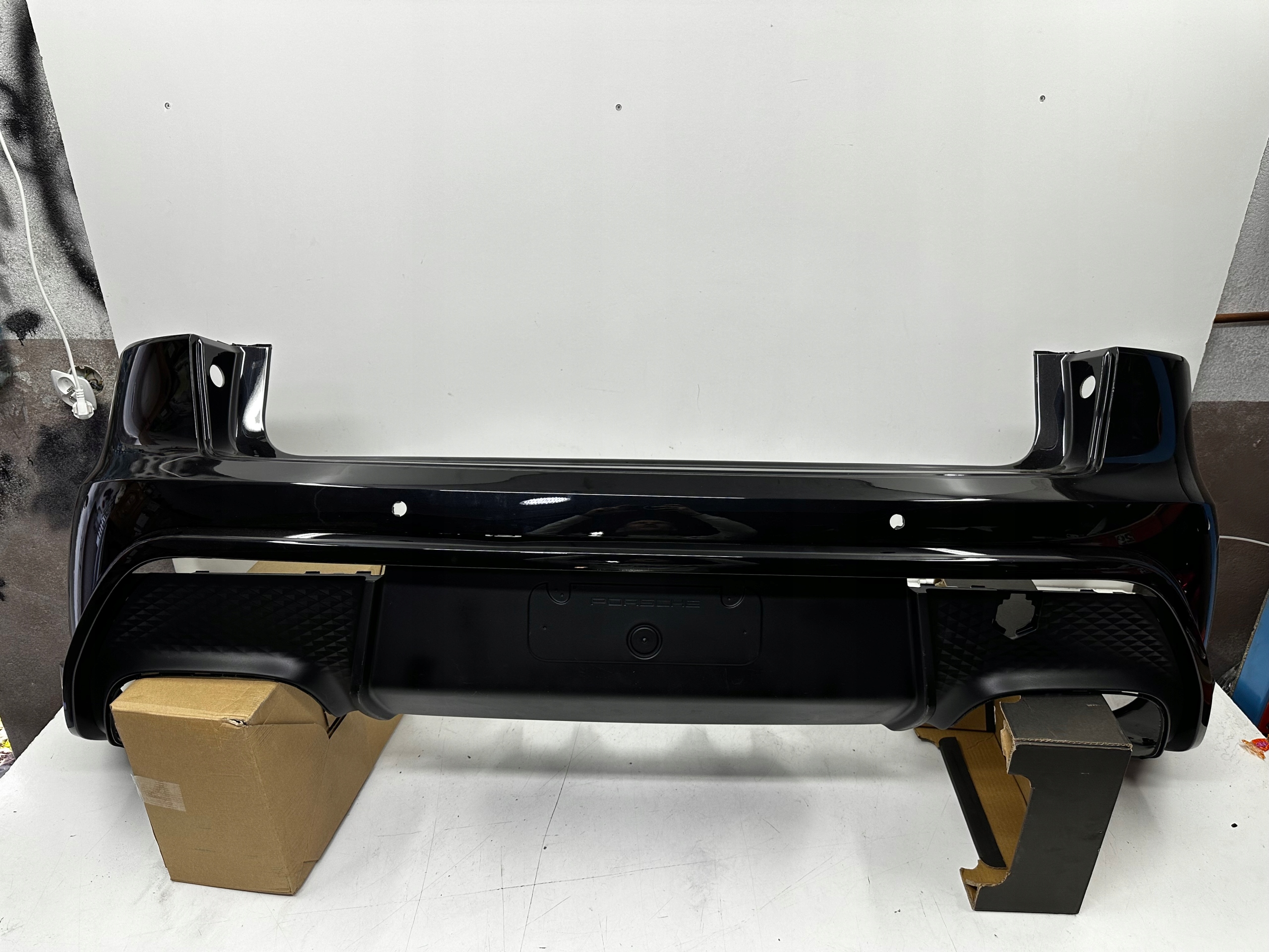 ZDERZAK TYŁ DYFUZOR PORSCHE MACAN 95B 21R LIFT GTS 95B807421AA 95B.807. ...