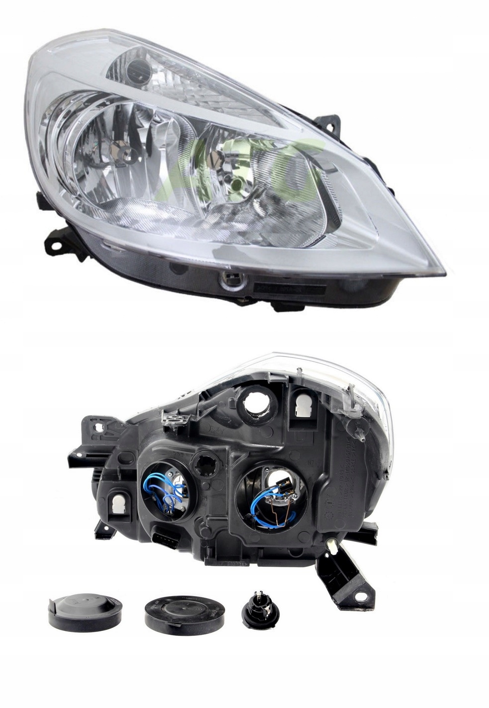 REFLEKTOR LAMPA RENAULT CLIO 3 05-08 H7+H7 PR DEPO za 329.00PLN z ...