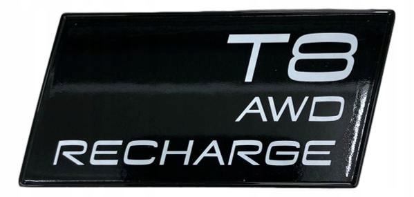VOLVO S60 III emblemat T8 AWD RECHARGE czarny blac 0714770913247 za 223 ...