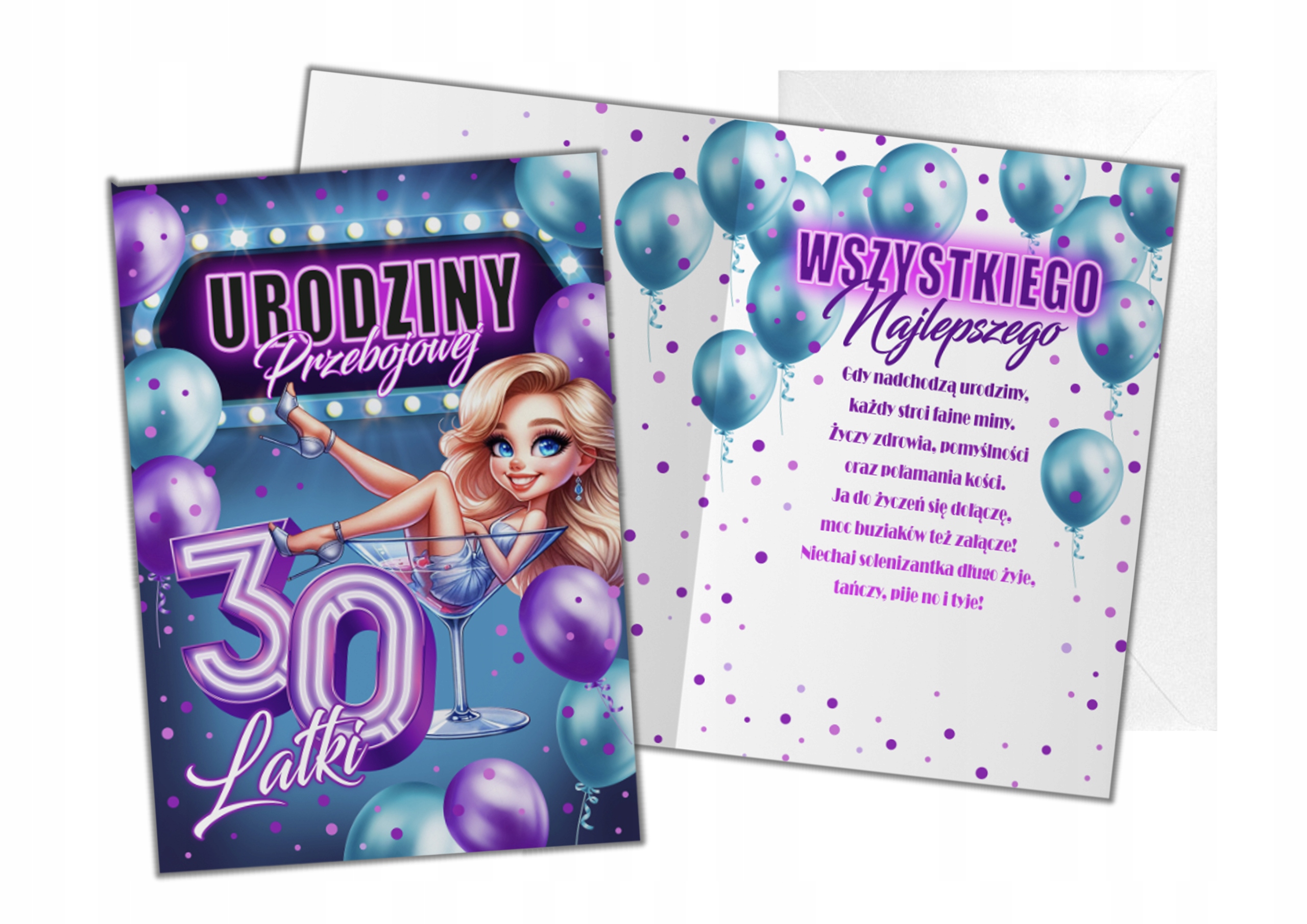 PŘÁNÍ permanentka XL přáním k narozeninám 30 LET NAROZENINY ženy hitová ...