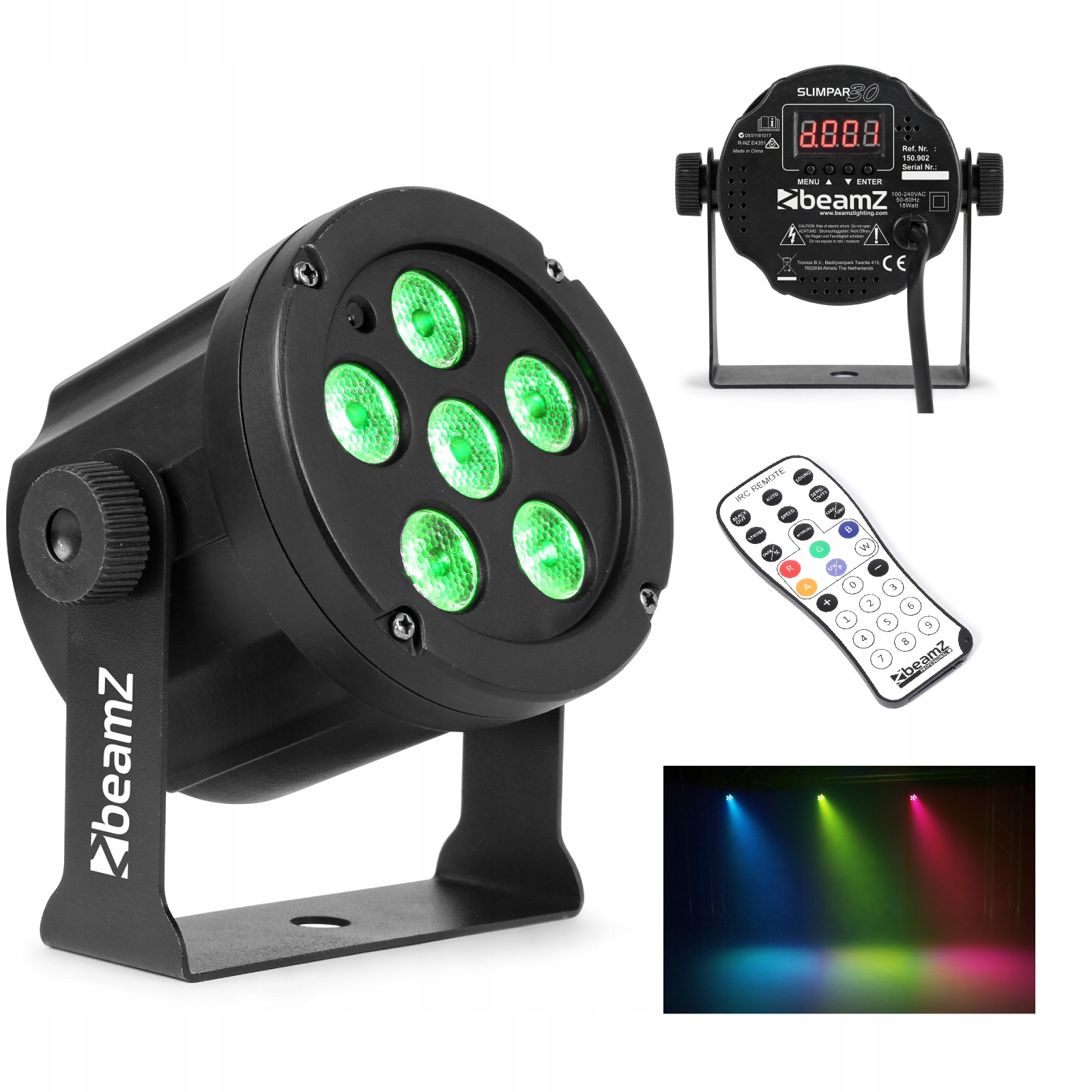 Reflektor SLIM PAR Beamz 6x 3W RGB PILOT KOLORY - Sklep, Opinie, Cena w ... Reflektor SLIM PAR Beamz 6x 3W RGB PILOT KOLORY - Sklep, Opinie, Cena w ...