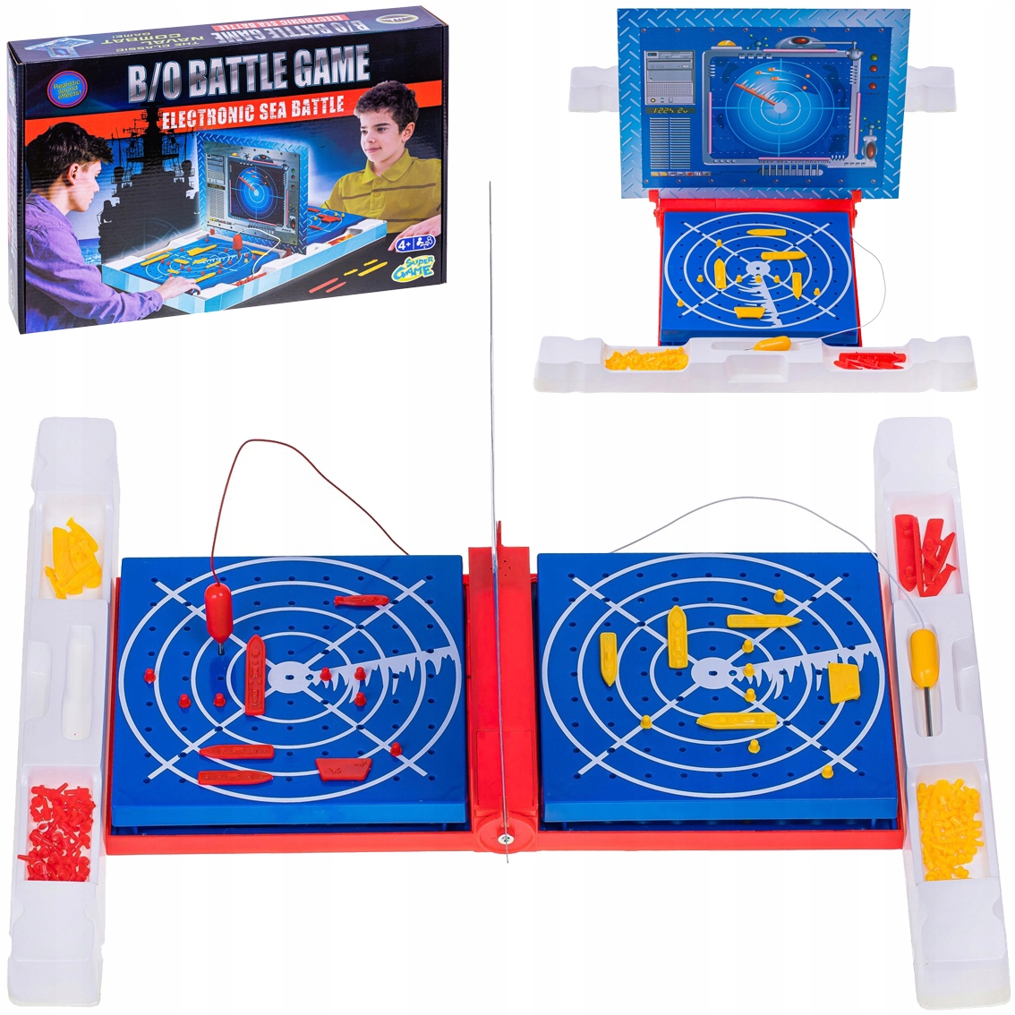 Elektroniczna GRA w STATKI OKRĘTY strategiczna Gra BITWA MORSKA ...
