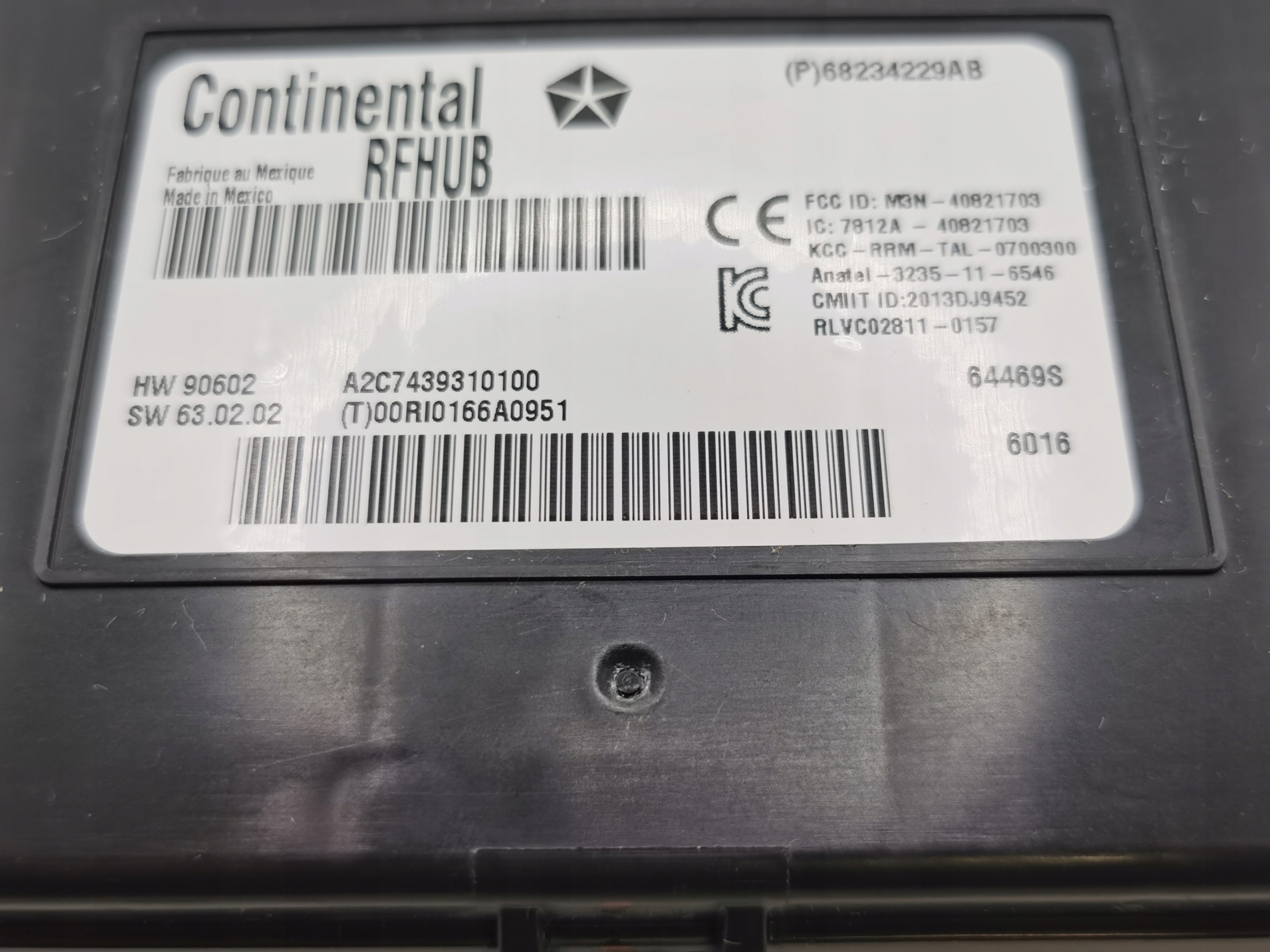 Moduł RFHUB Dodge Challenger Charger 2015 za 599.00PLN z Warszawa ...